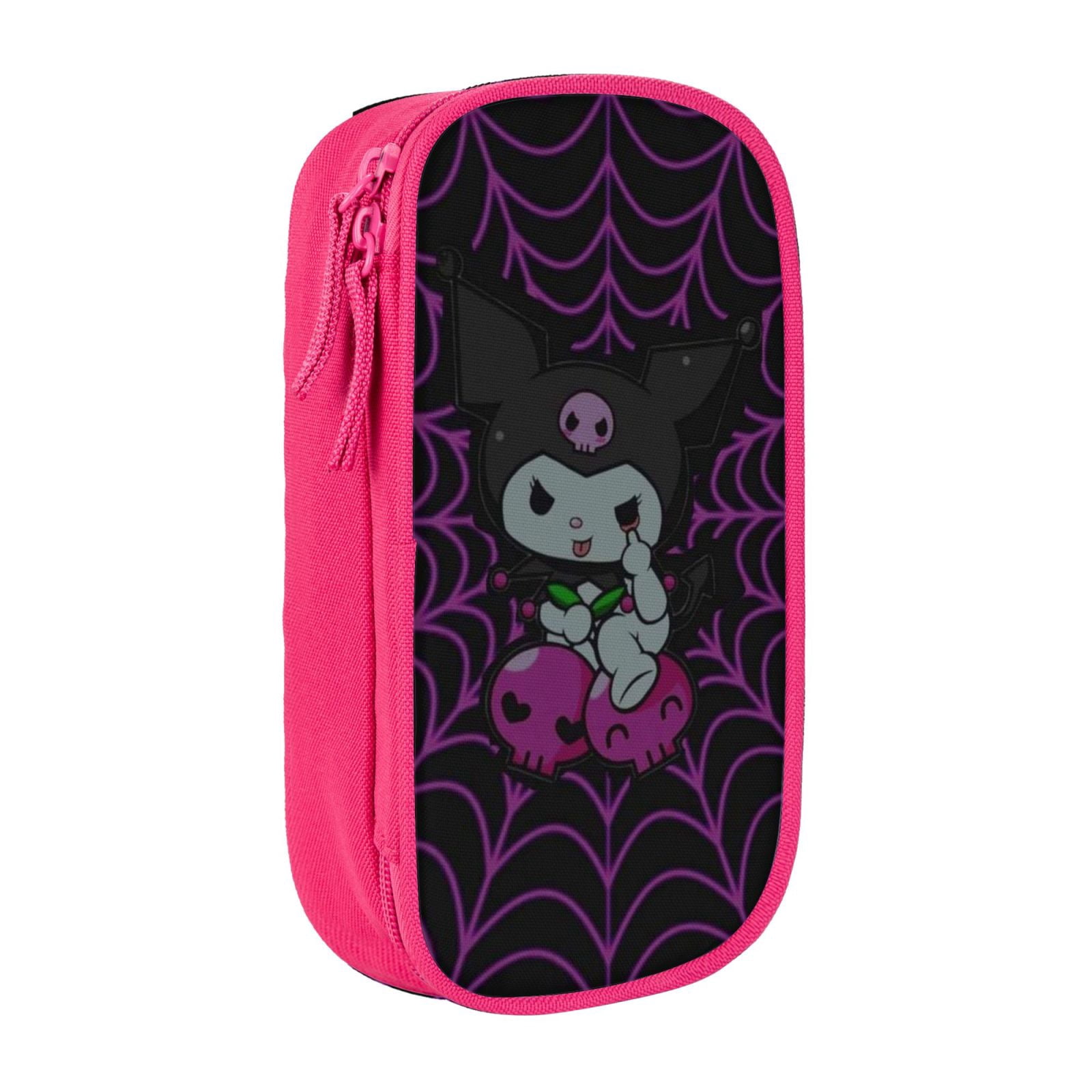 Kuromi Spider Web Pencil Case,Pencil Pouch,Big Pencil Bag Pouch Box ...