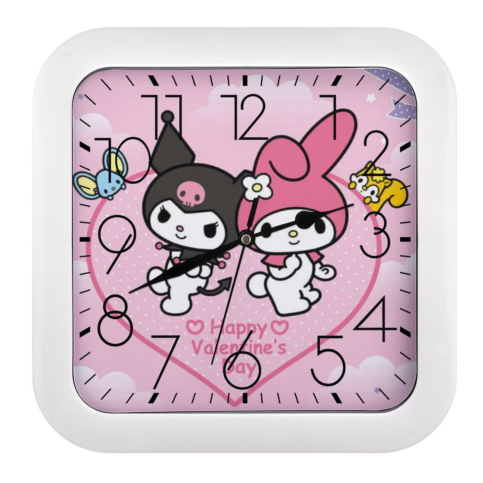 Kuromi Square wall clock battery operated decorative - Walmart.com
