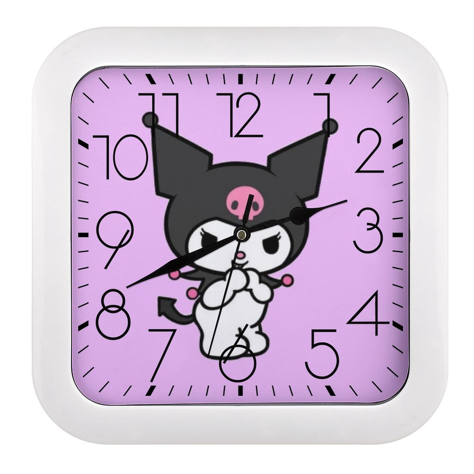 Kuromi Square wall clock battery operated decorative - Walmart.com