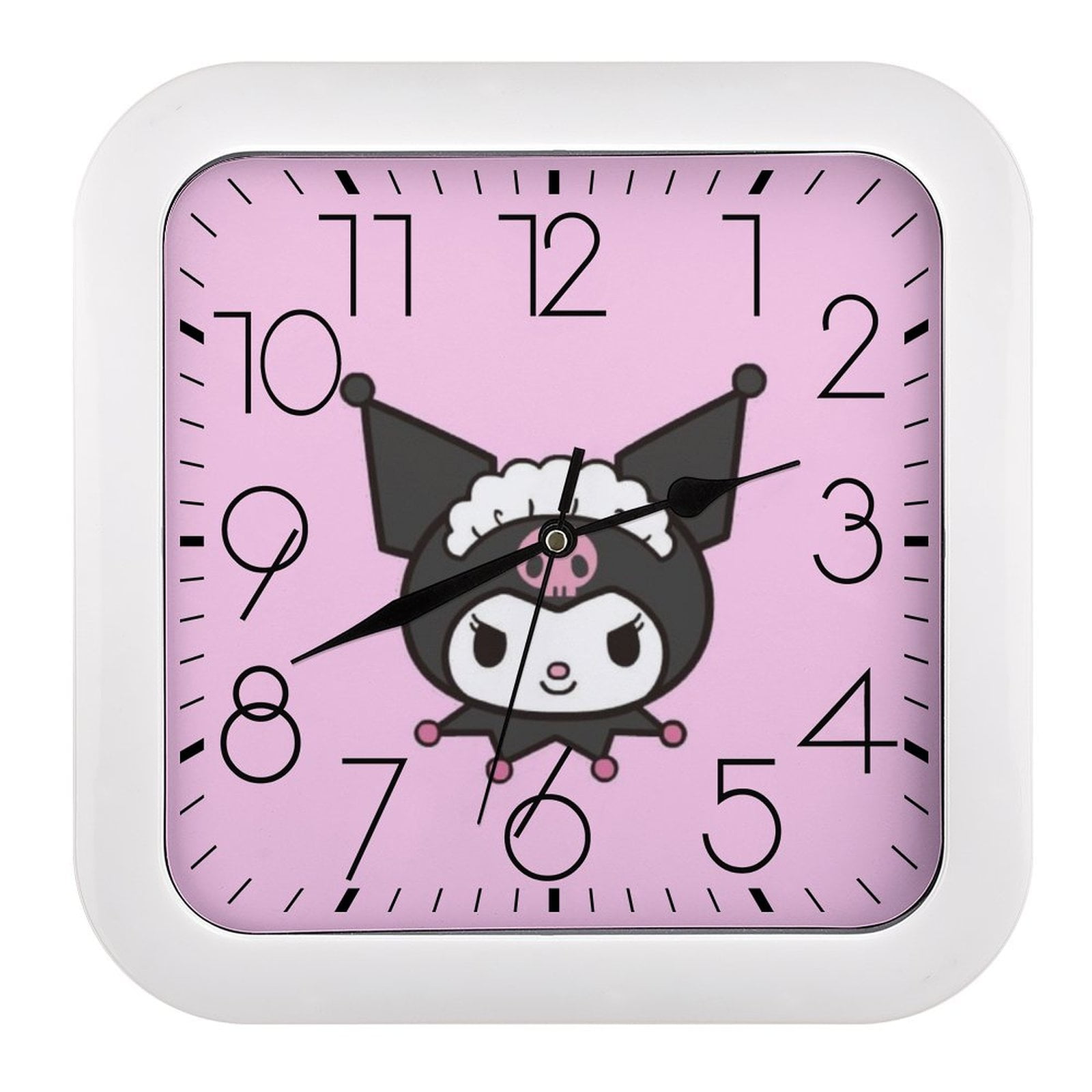 Kuromi Square wall clock battery operated decorative - Walmart.com