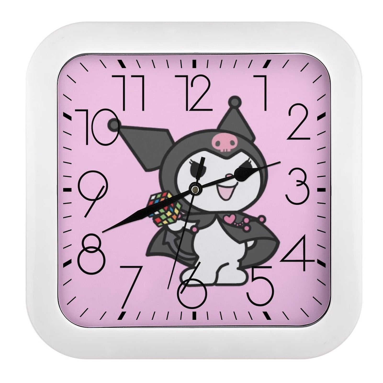 Kuromi Square wall clock battery operated decorative - Walmart.com