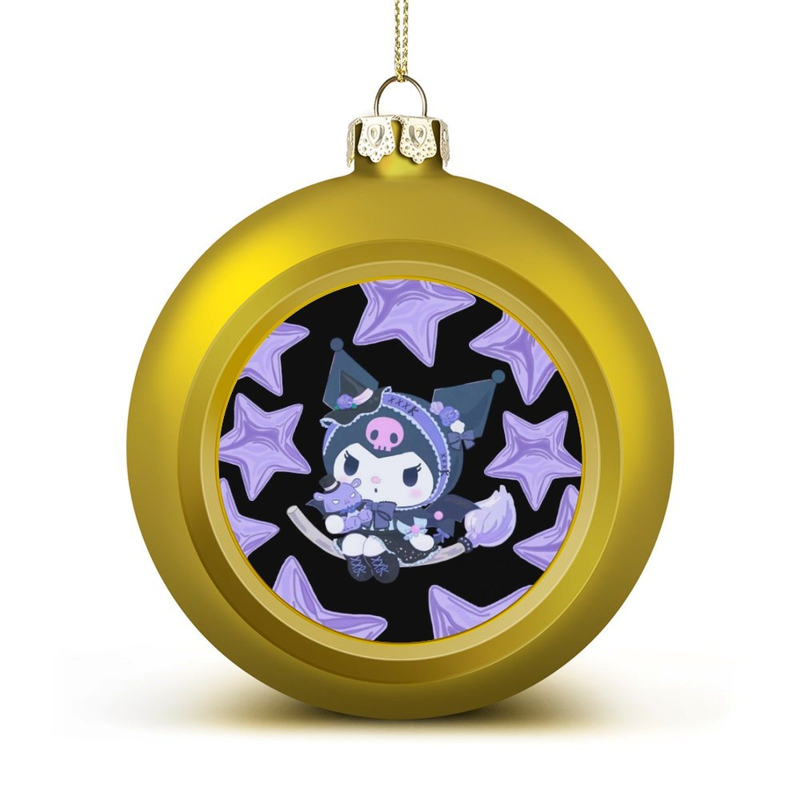 Kuromi Star Wallpaper Christmas Large Ball Ornaments for Tree ...