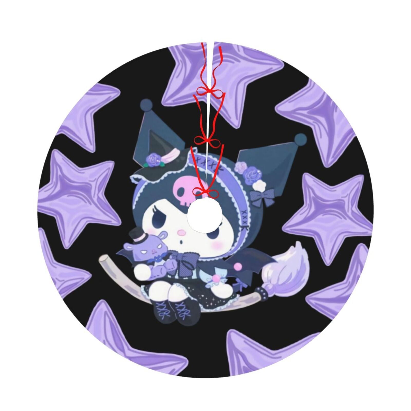 Kuromi Star Wallpaper Christmas Tree Skirt 30 Inch,Christmas ...