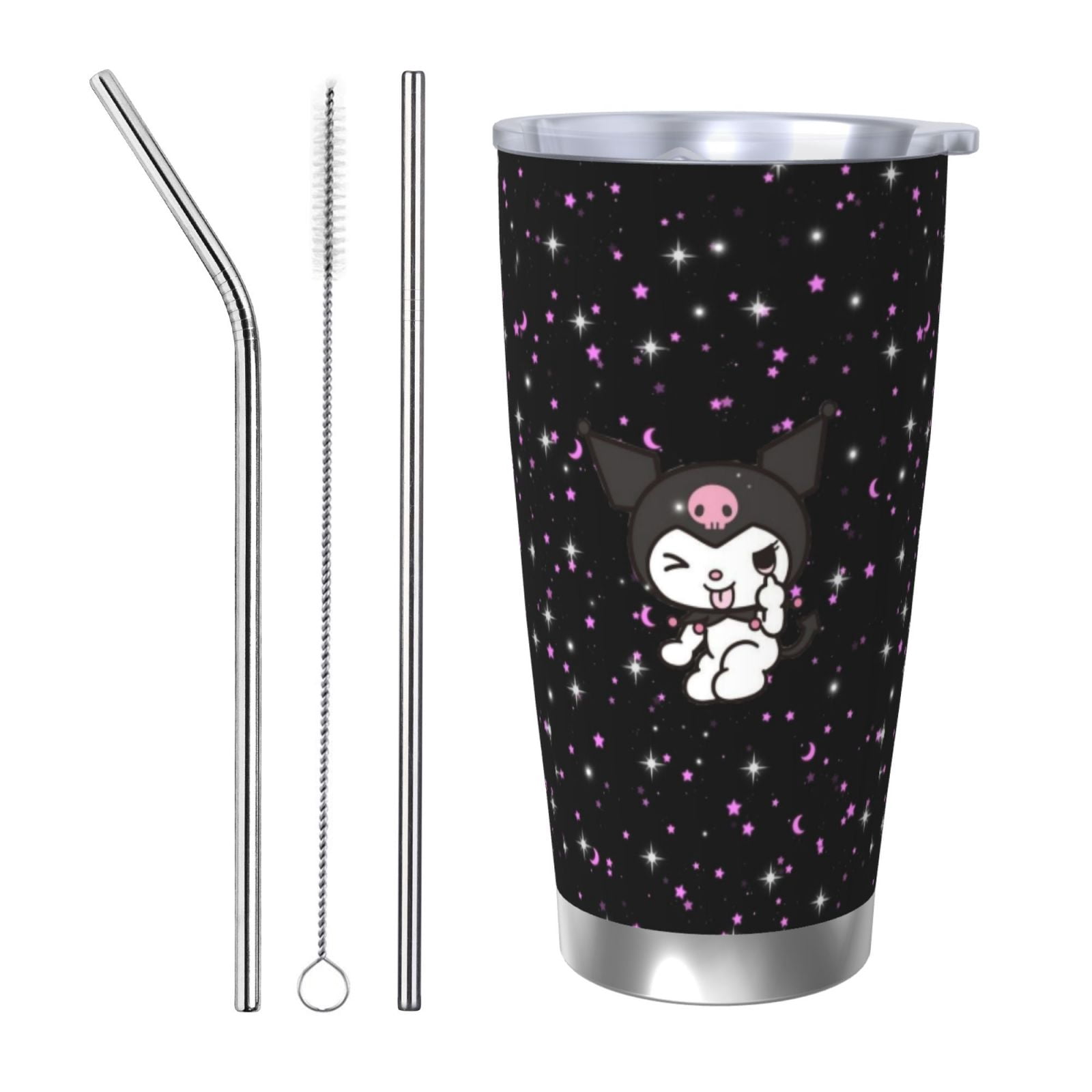Kuromi Star Wallpaper Water Bottle,Coffee Cups,Insulated Stainless ...