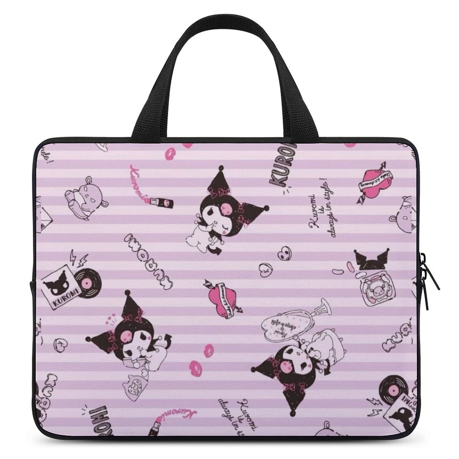Kuromi Stripe 13 Inch Laptop Bag,Expandable Computer Bag Laptop ...