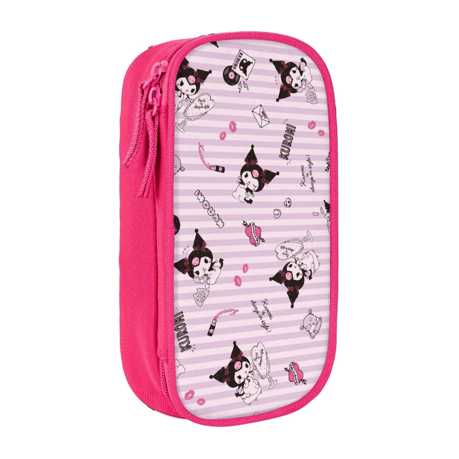 Kuromi Stripe Pencil Case,Pencil Pouch,Big Pencil Bag Pouch Box ...