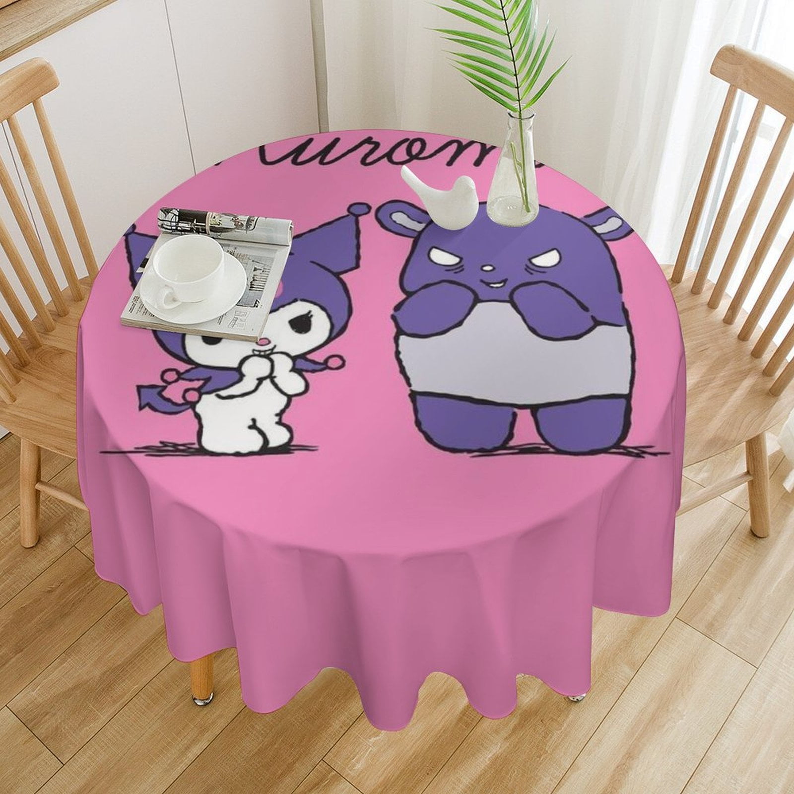 Kuromi Tablecloth Anime for Dining Table Picnic Gift 50x50in KUROMI ...