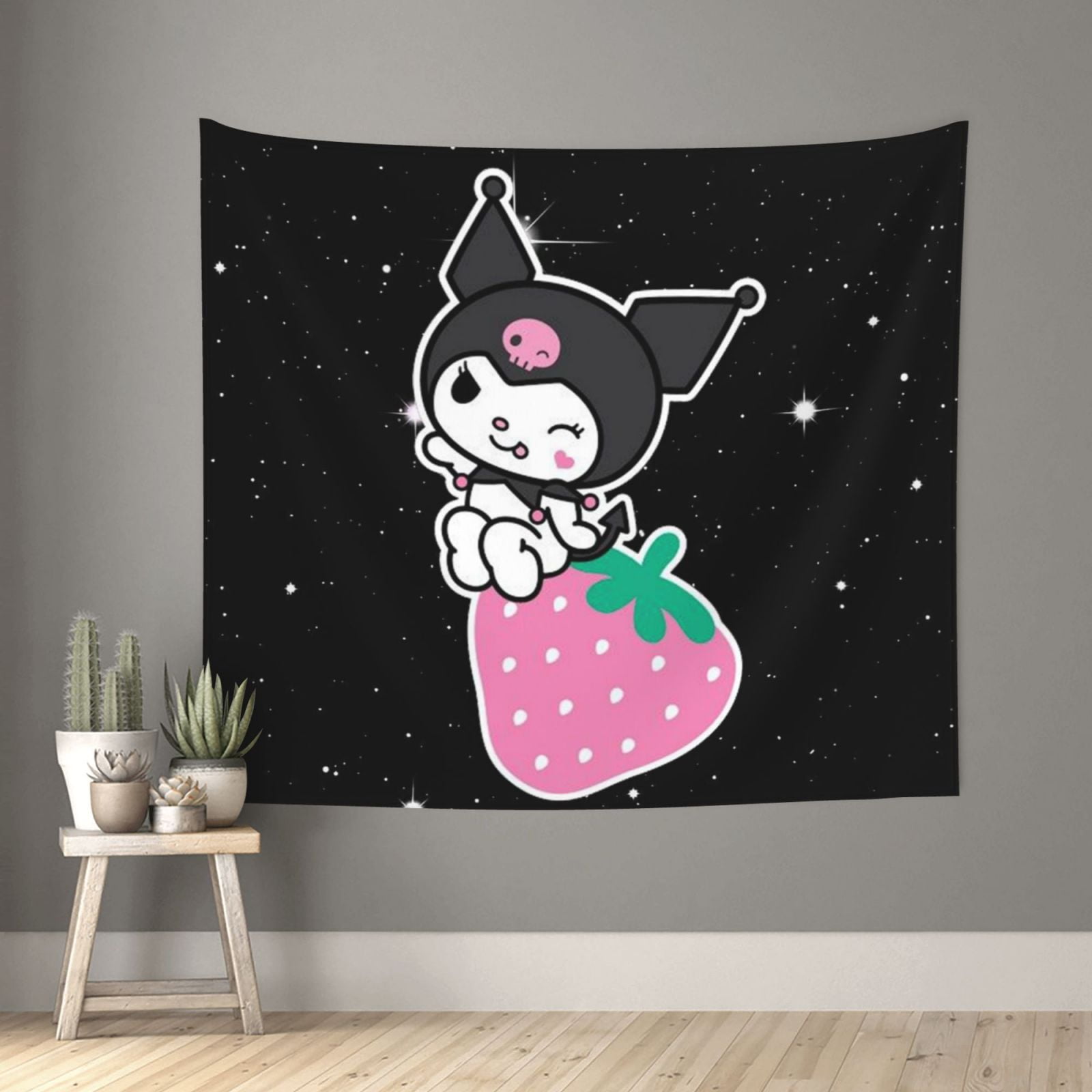 Kuromi Tapestry 60 X 51 In Wall Hanging Tapestries Dorm Bedroom Decor ...