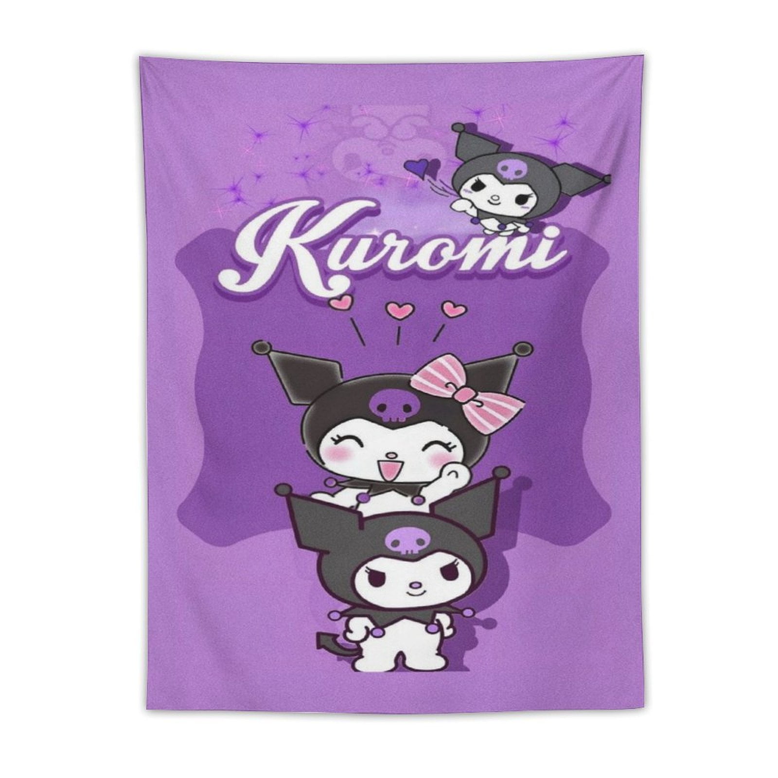 Kuromi Tapestry Gift Wall Hanging Backdrop for Room Bedroom Girls Fans ...