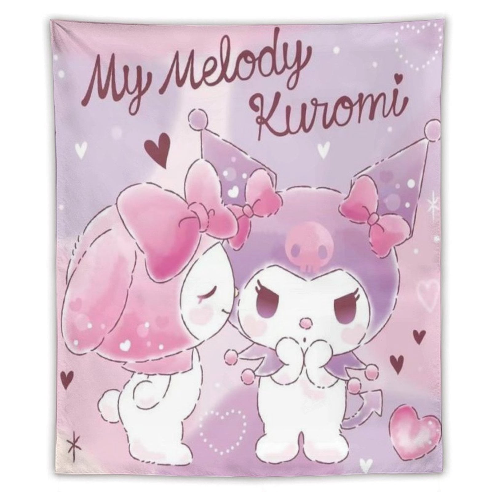 Kuromi Tapestry Gift Wall Hanging Backdrop for Room Bedroom Girls Fans ...