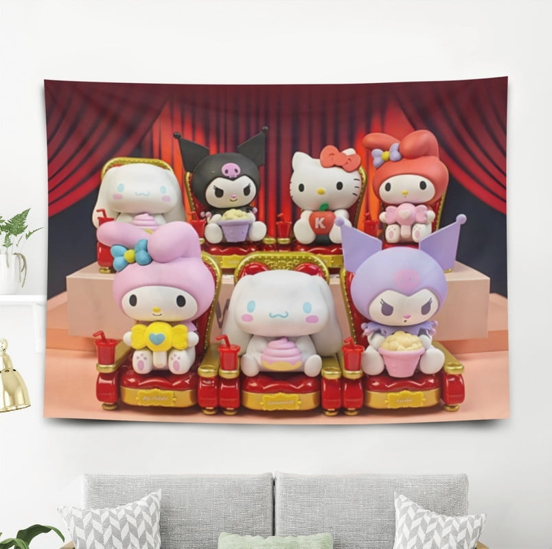 Kuromi Tapestry Gift Wall Hanging Backdrop for Room Bedroom Girls Or ...