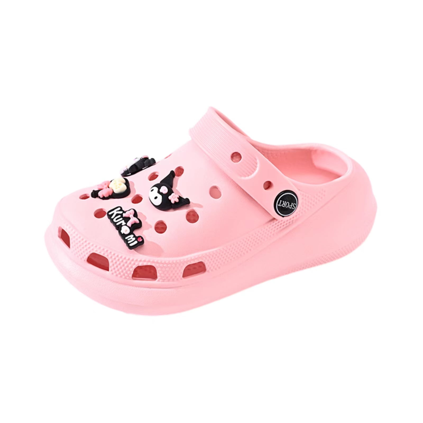 Kuromi Toddler Kids Girls Clogs Breathable EVA Slip On Lightweight ...