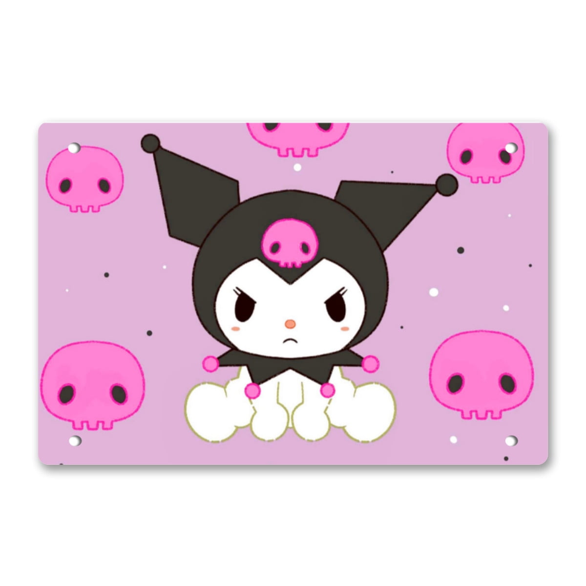 Kuromi Wall Sign - Cartoon Aluminum Poster 12 X 8 Inch Home Bar Wall ...