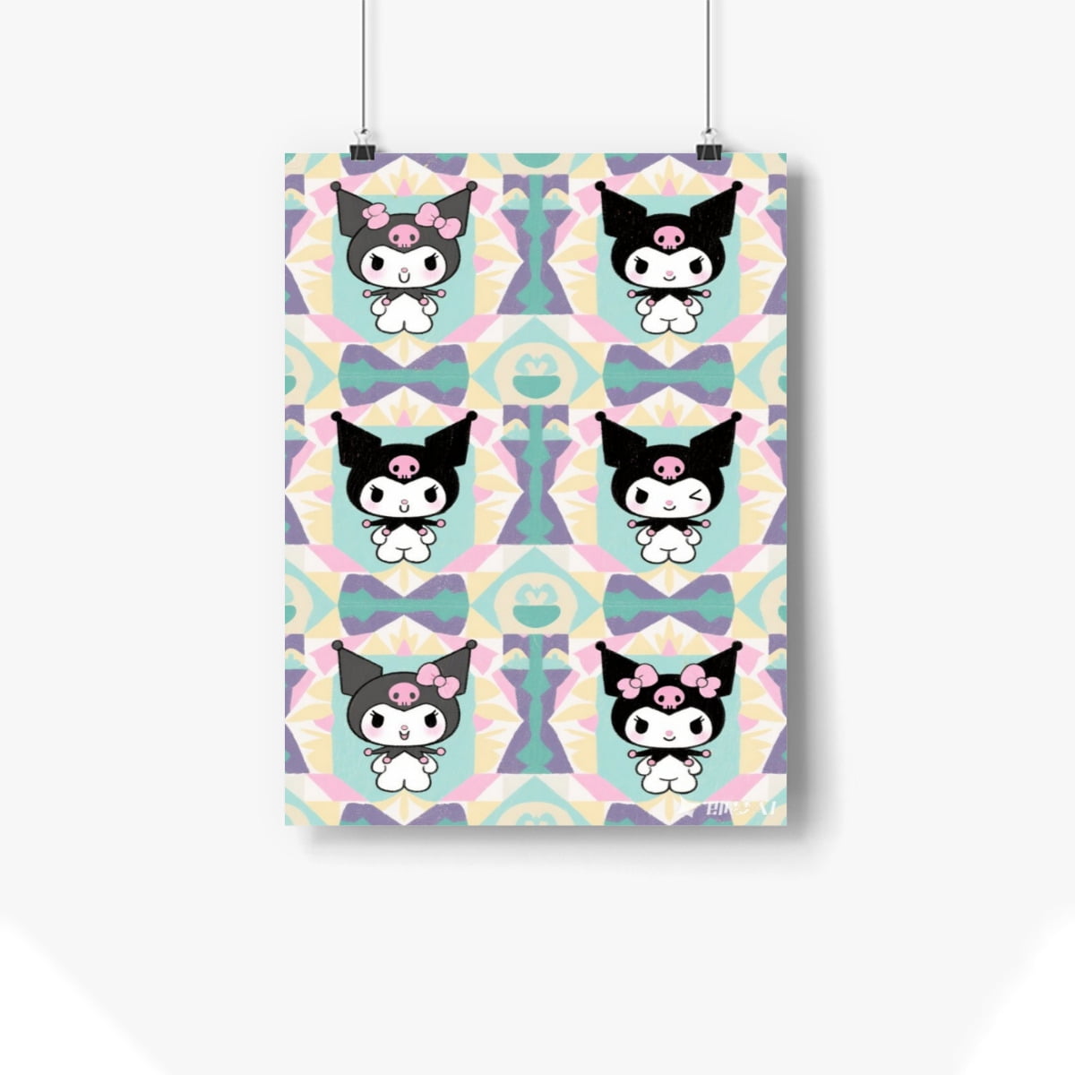Kuromi Waterproof HD Poster Suitable for Gift and Decor - Walmart.com