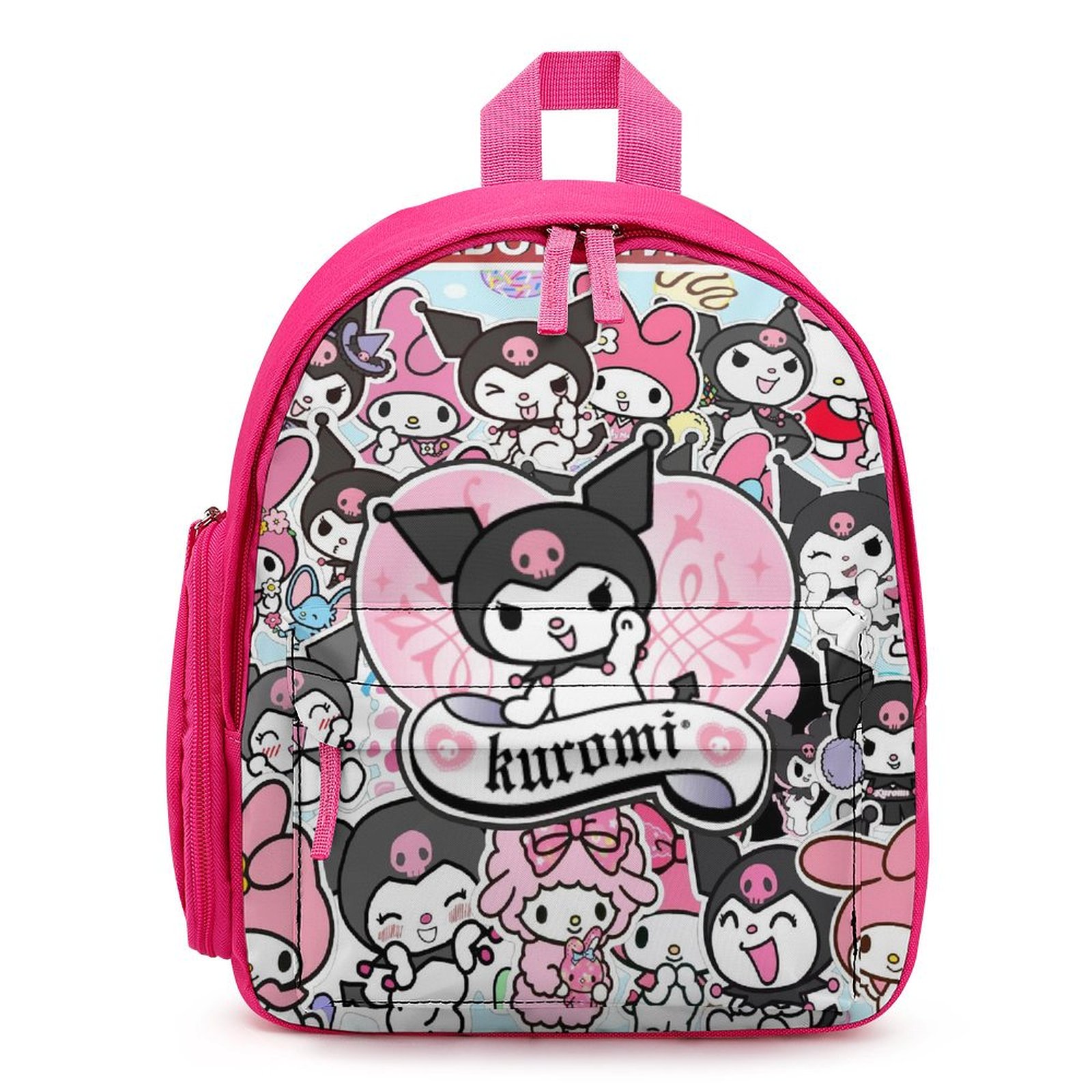 Kuromi Women's mini backpack for school pink-style-41 - Walmart.com