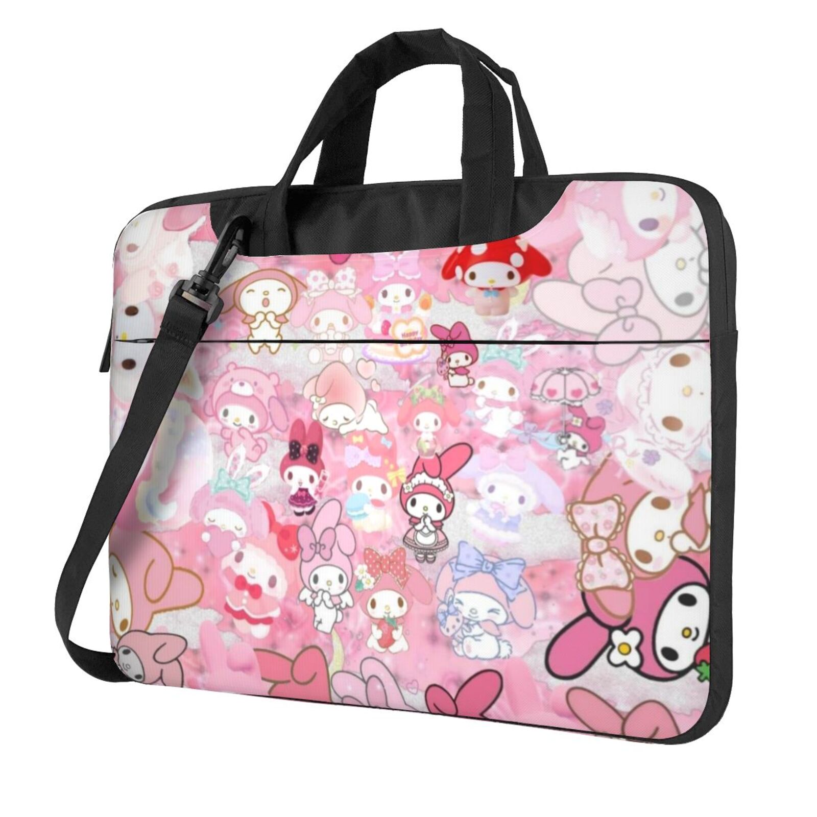 Kuromi and My Melody Laptop Bag, 14 inch Computer Bag Messenger ...