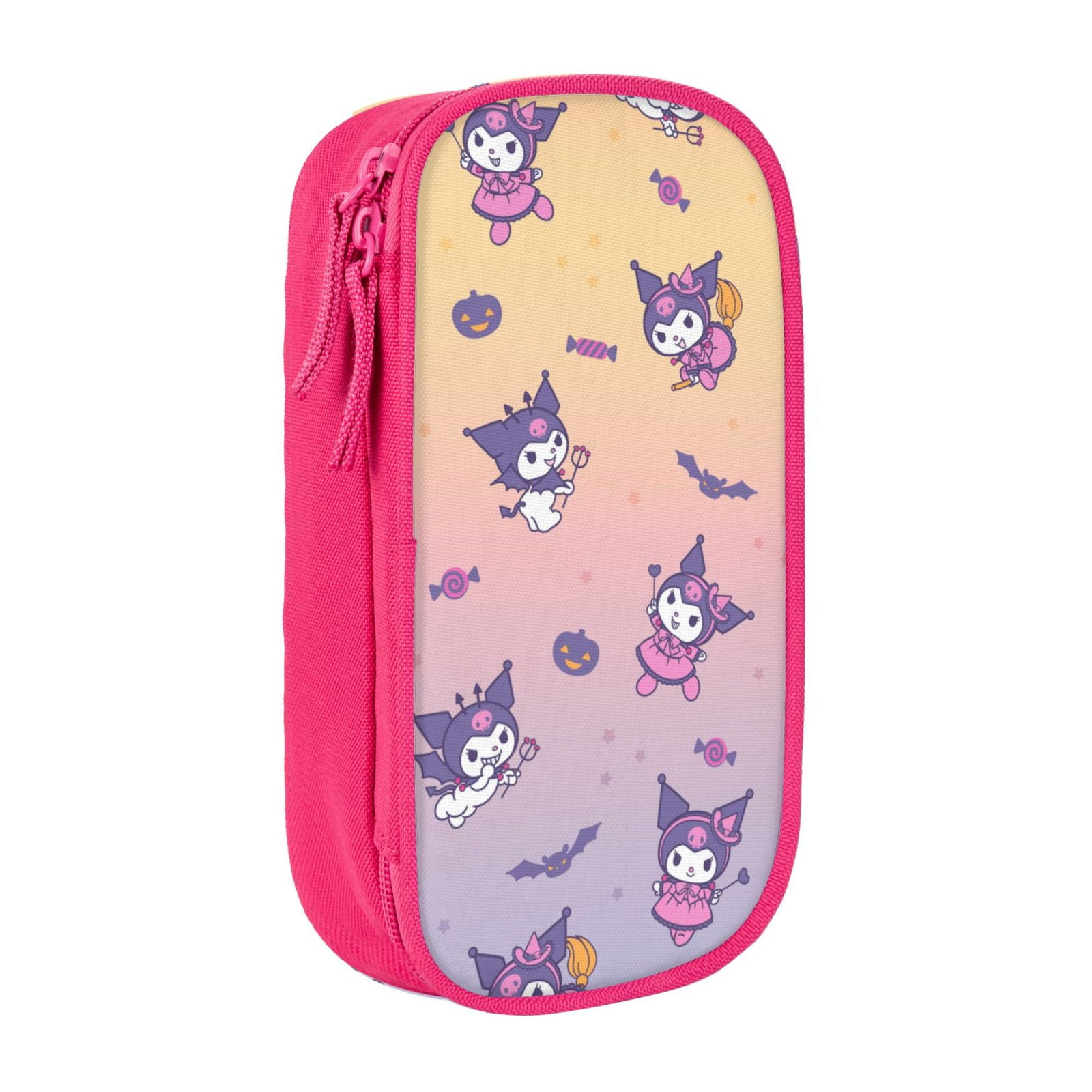 Kuromi and My Melody Large Pencil Case, Durable Pencil Pouch with Big ...