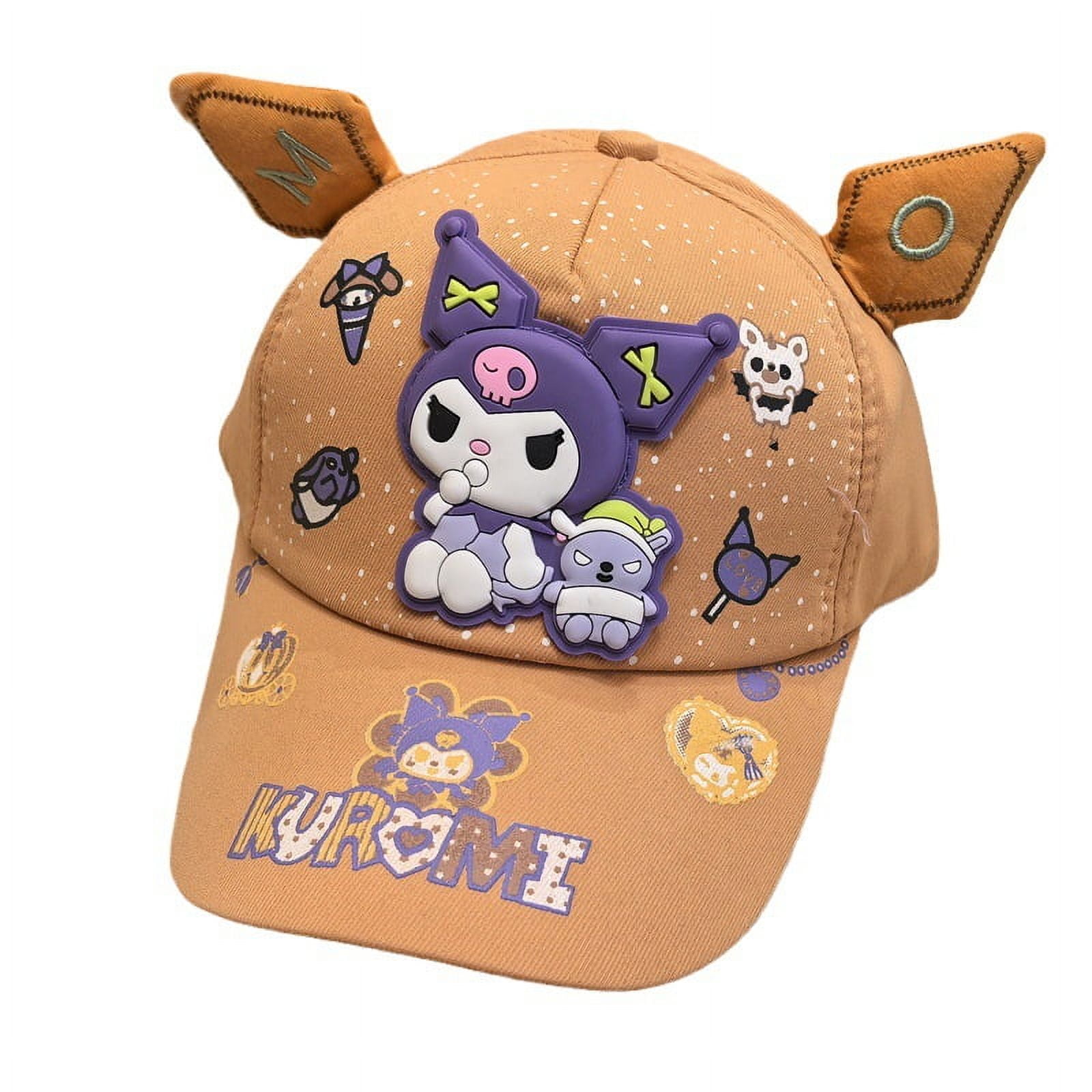 Kuromi baseball hat for kids cute Kuromi hat with ears Kuromi ...