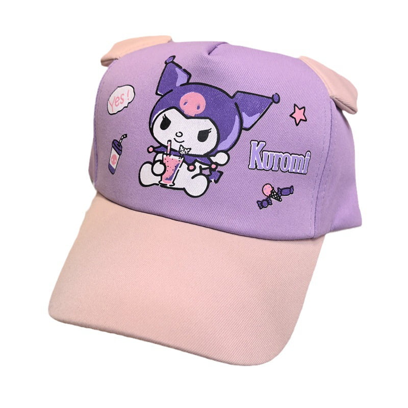 Kuromi baseball hat for kids cute Kuromi hat with ears Kuromi ...