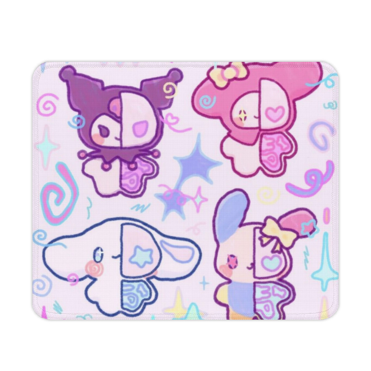 Kuromi cute12*10in Genshin Impact Comfortable Mouse Pad Gaming Mouse ...