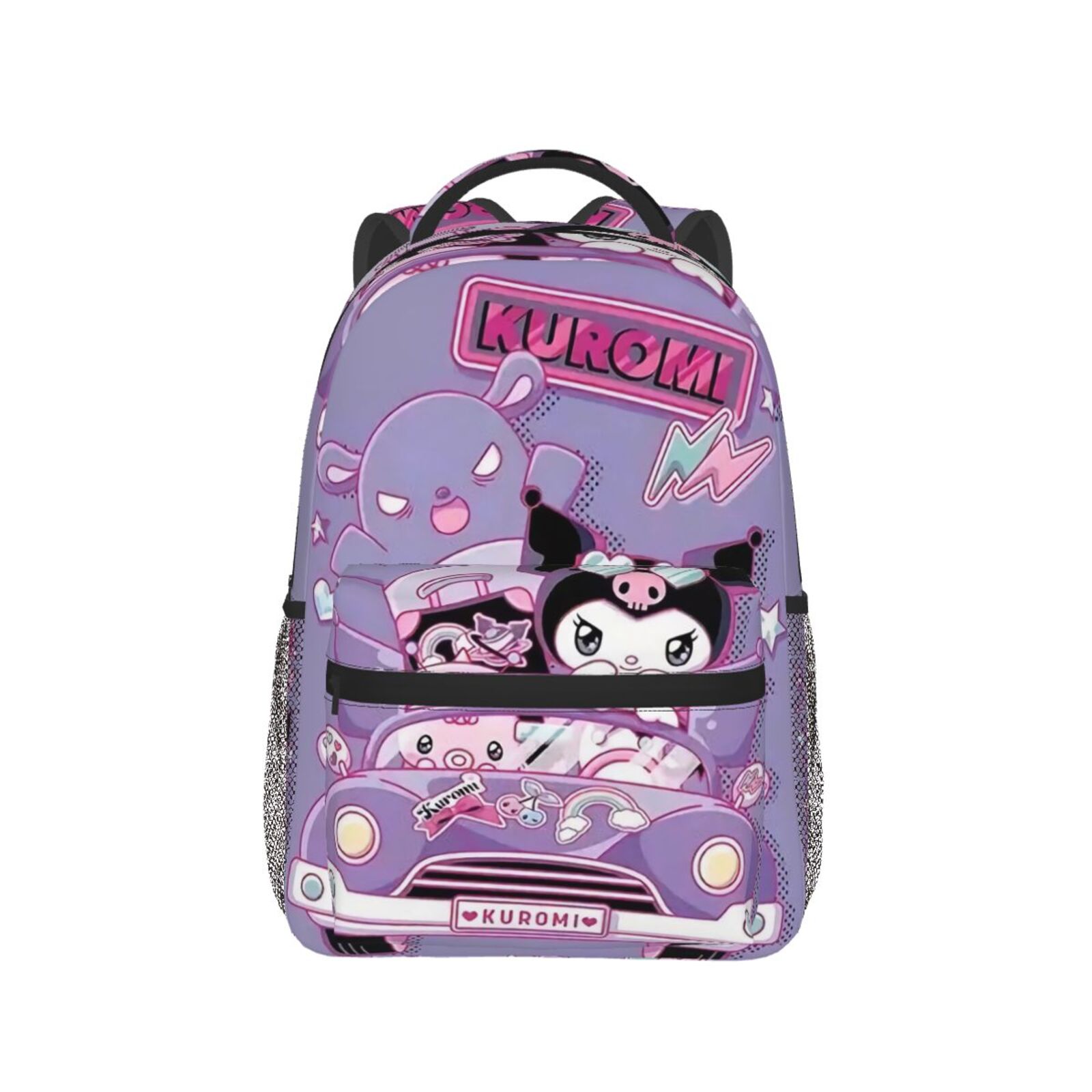 Kuromi driving a car Travel Backpack,Carry On Backpack Personal Item ...