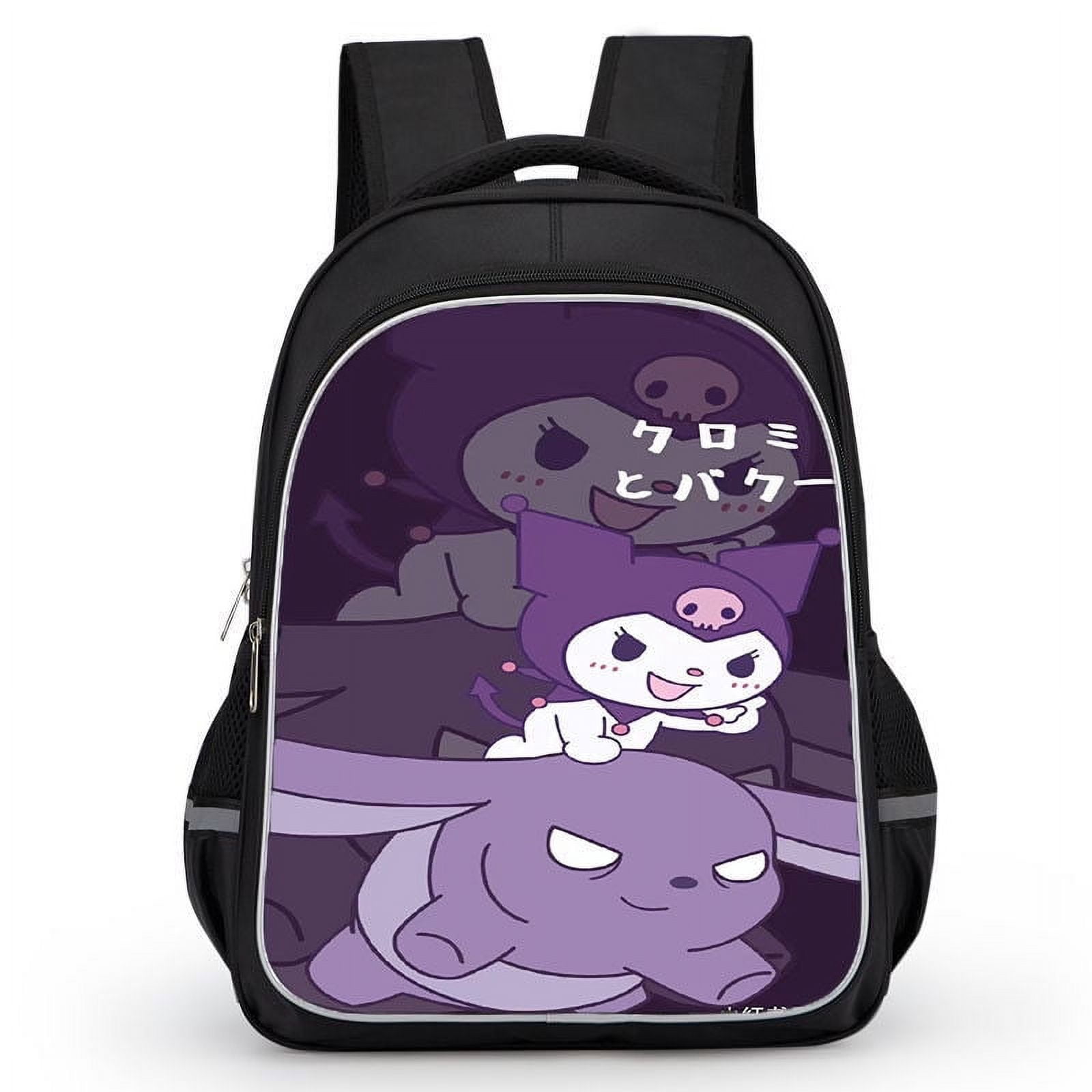 Kuromi medium waterproof spine protection weight reduction super cute lightweight backpack ...