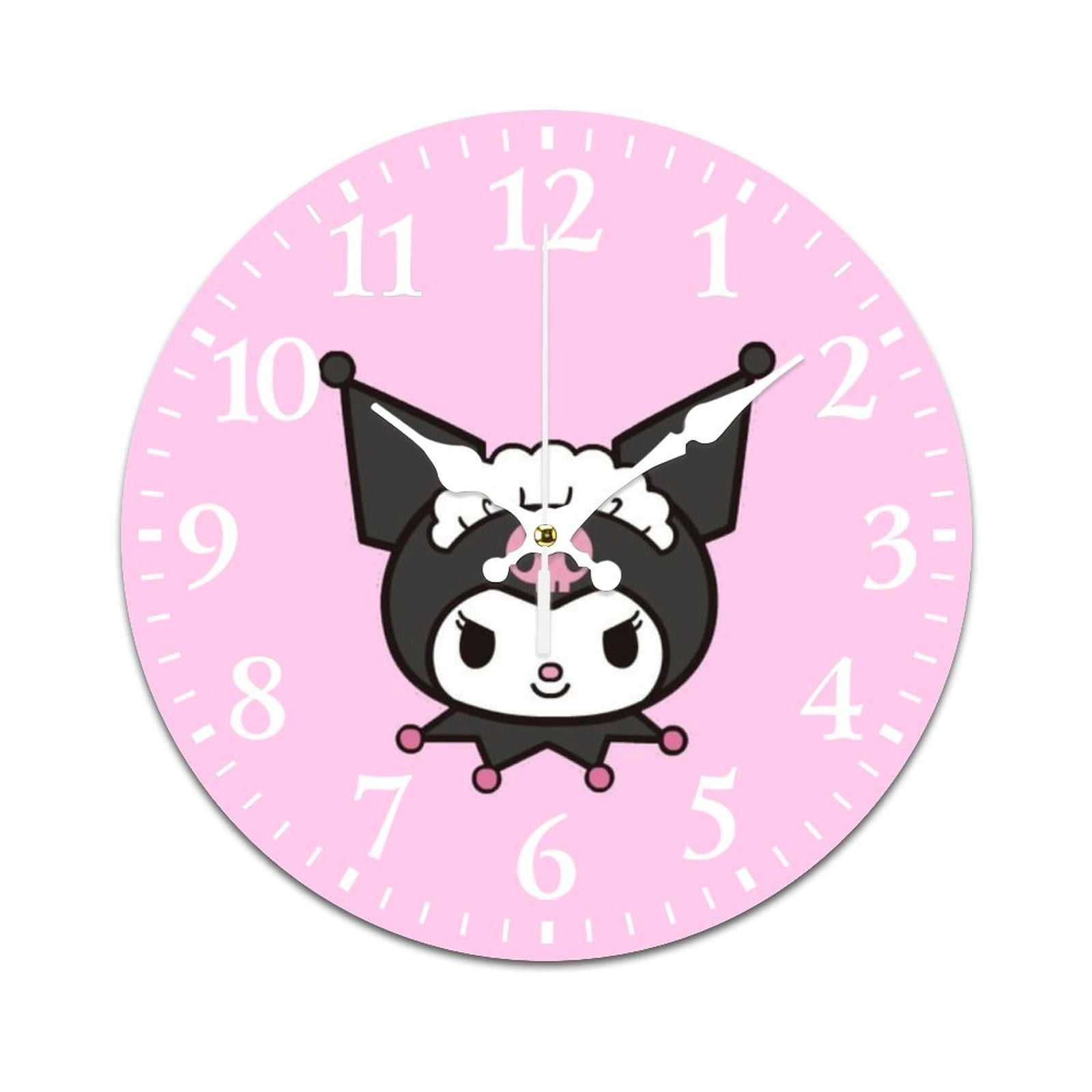 Kuromi wall clocks battery operated decorative 25cm/9.84in - Walmart.com