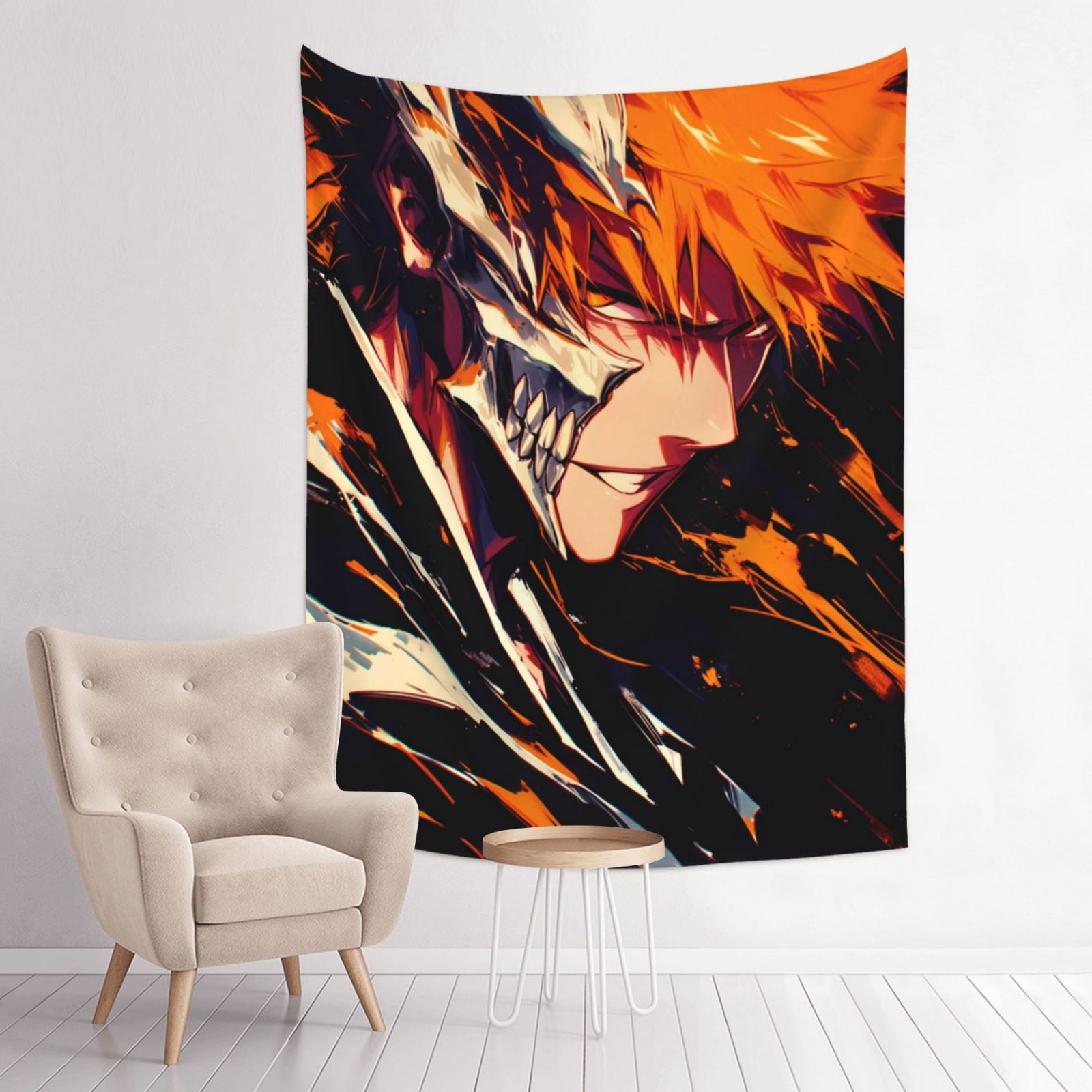 Kurosaki Ichigo Bleach Anime 3d Pattern Tapestry Indian Dorm Decor For ...