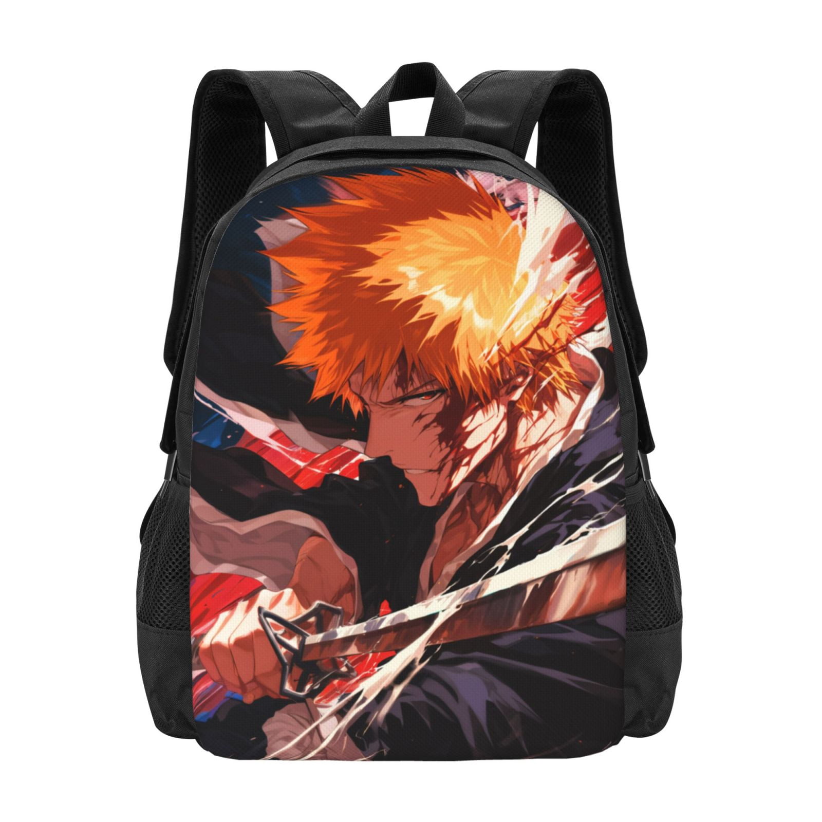 Kurosaki Ichigo Bleach Backpacks for Men Women Book Bag Travel Hiking ...