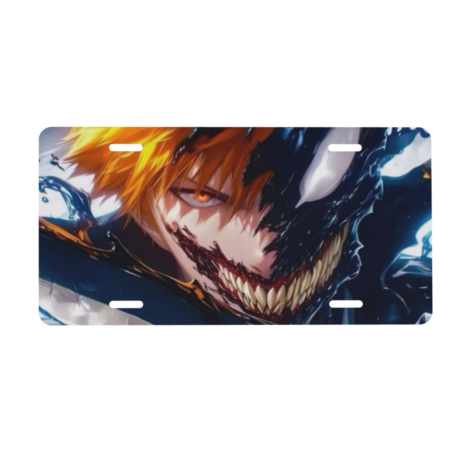 Kurosaki Ichigo Bleach License Plate, Car Front License Plates With 4 ...