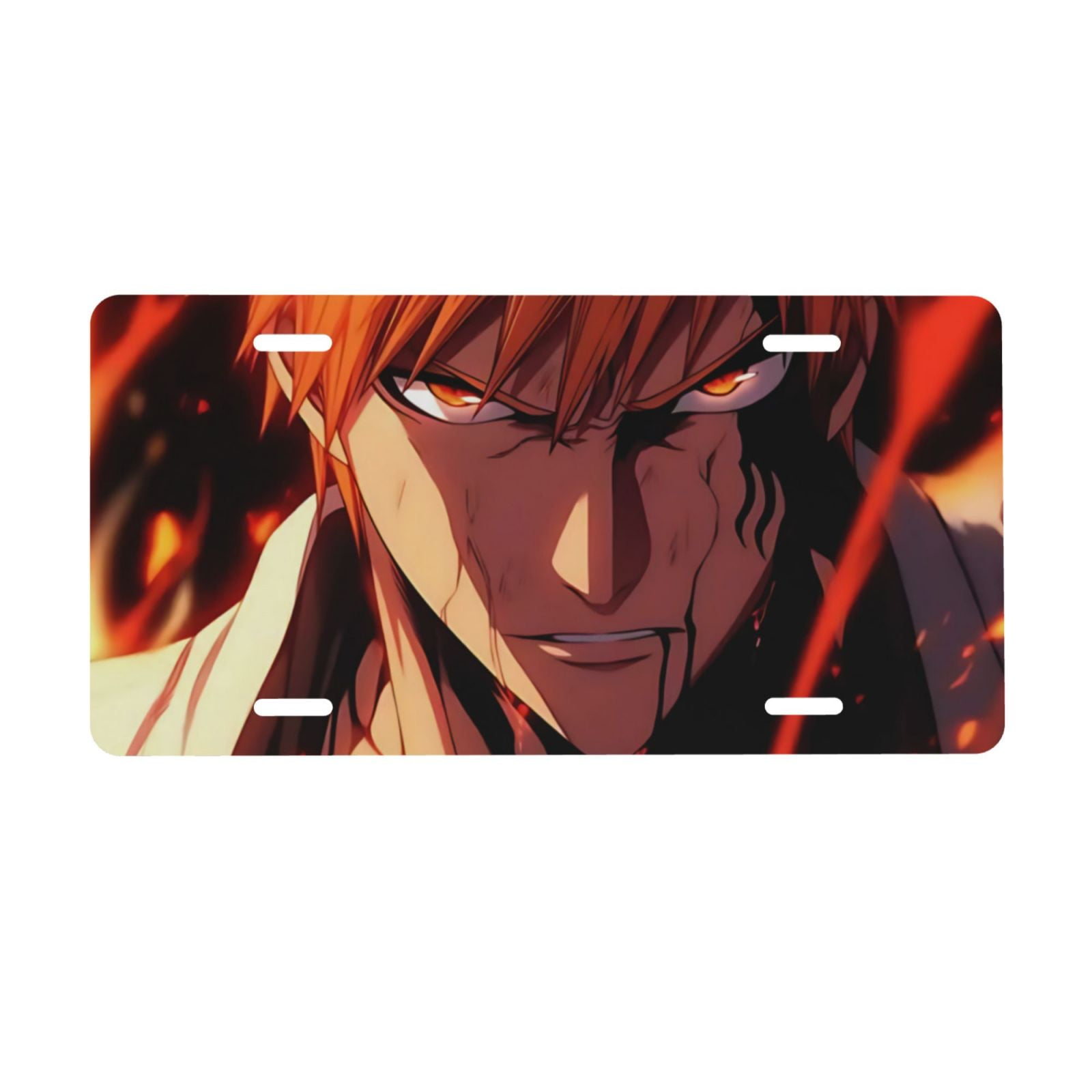 Kurosaki Ichigo Bleach License Plate, Car Front License Plates With 4 ...