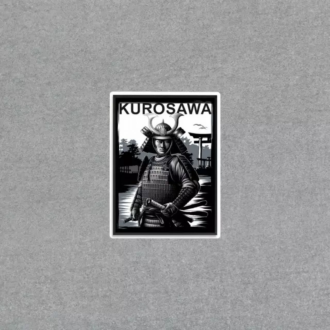 Kurosawa Sticker - Samurai Warrior Art Print - Asian History Decor ...