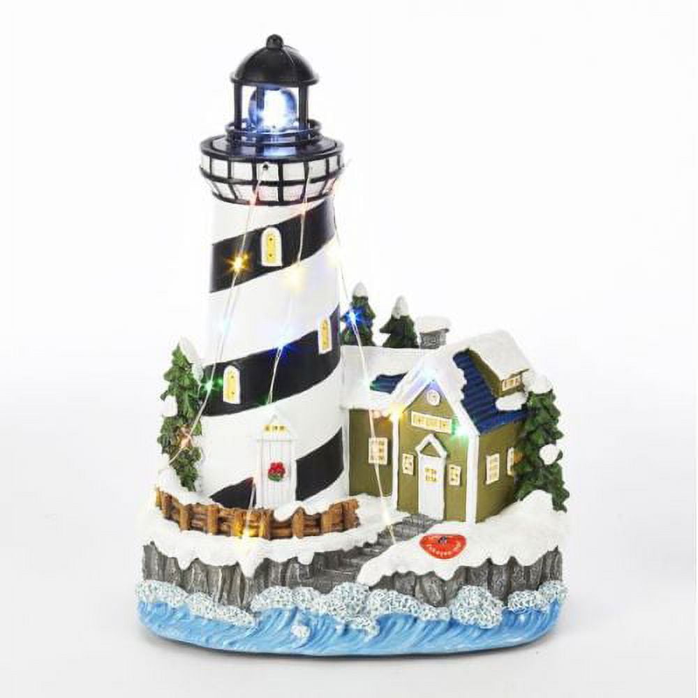 Kurt Adler 10.25" Batt Oper Led Lighthouse - Walmart.com