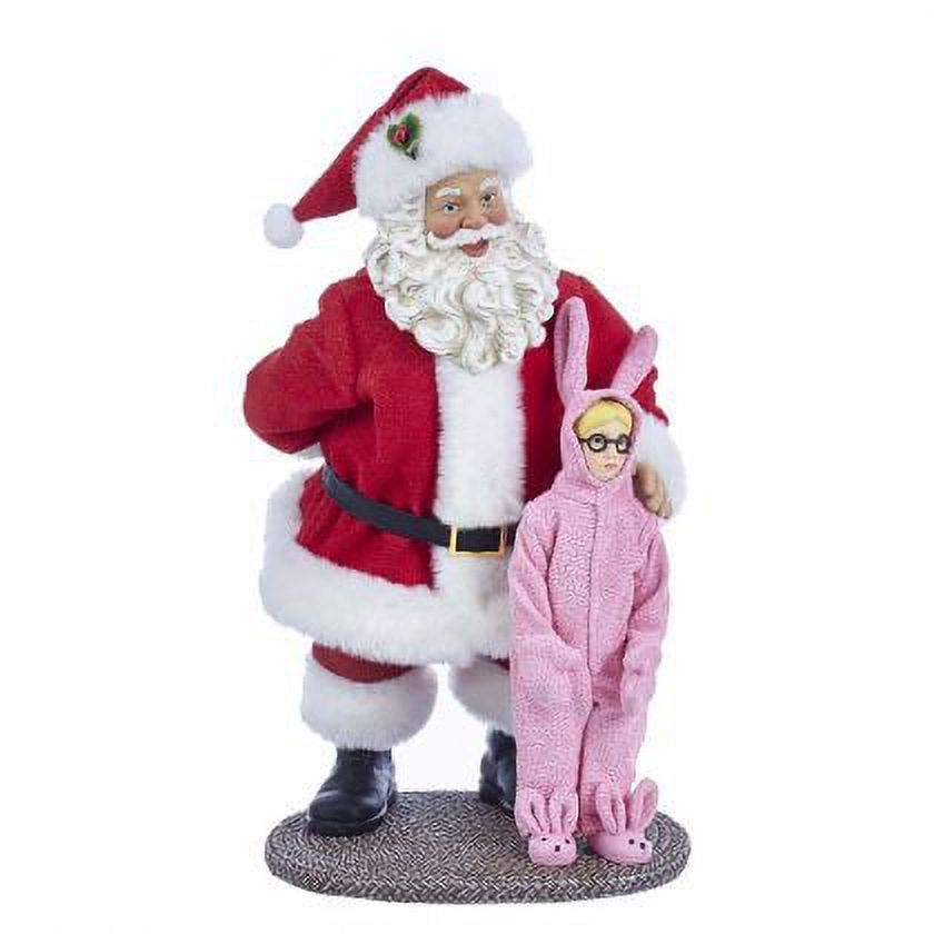 Kurt Adler 10-Inch A Christmas Story Santa and Ralphie Tablepiece ...