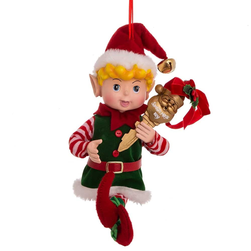 Kurt Adler 10-Inch Elfie with Magical Key - Walmart.com