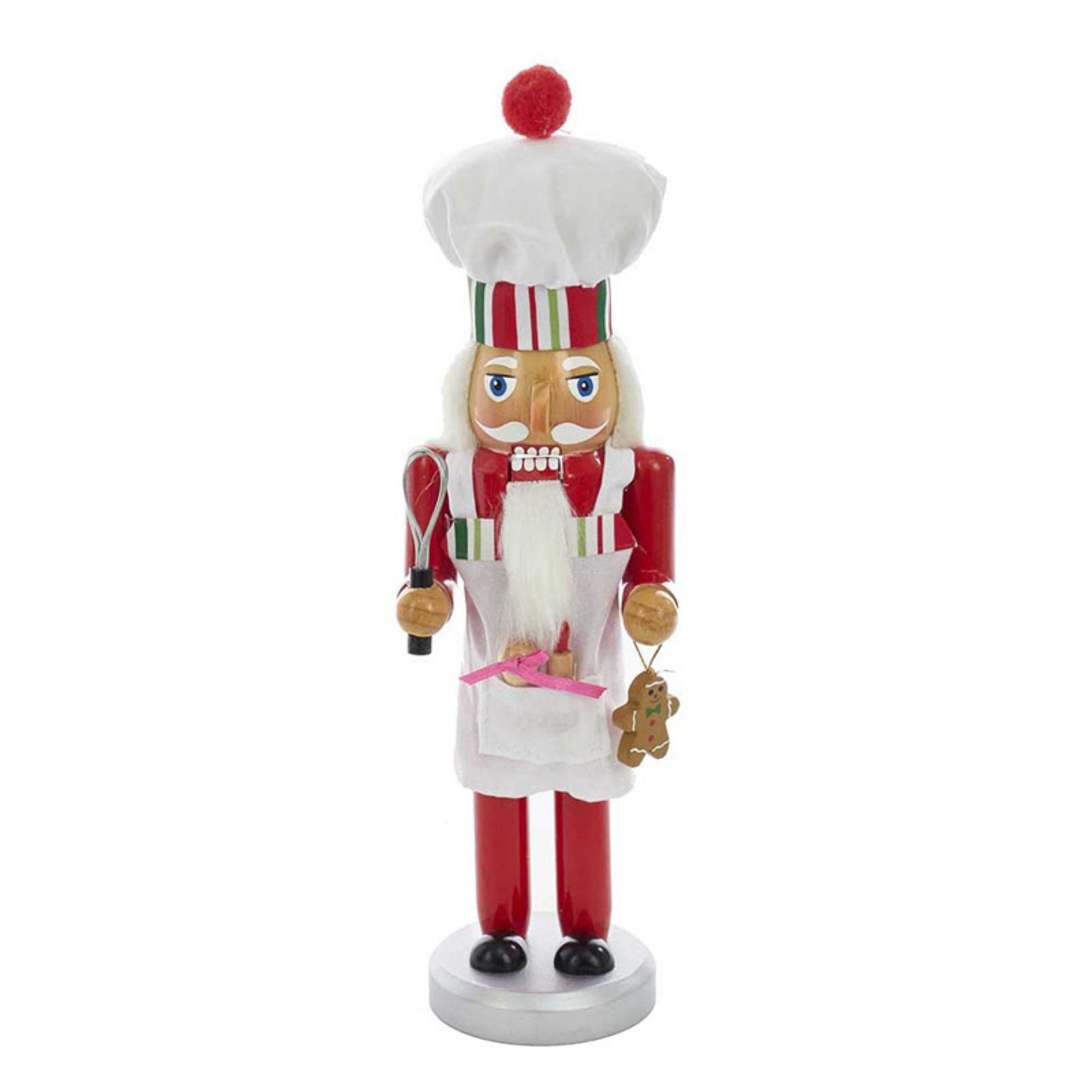 Kurt Adler 10-Inch Wooden Chef Nutcracker - Walmart.com