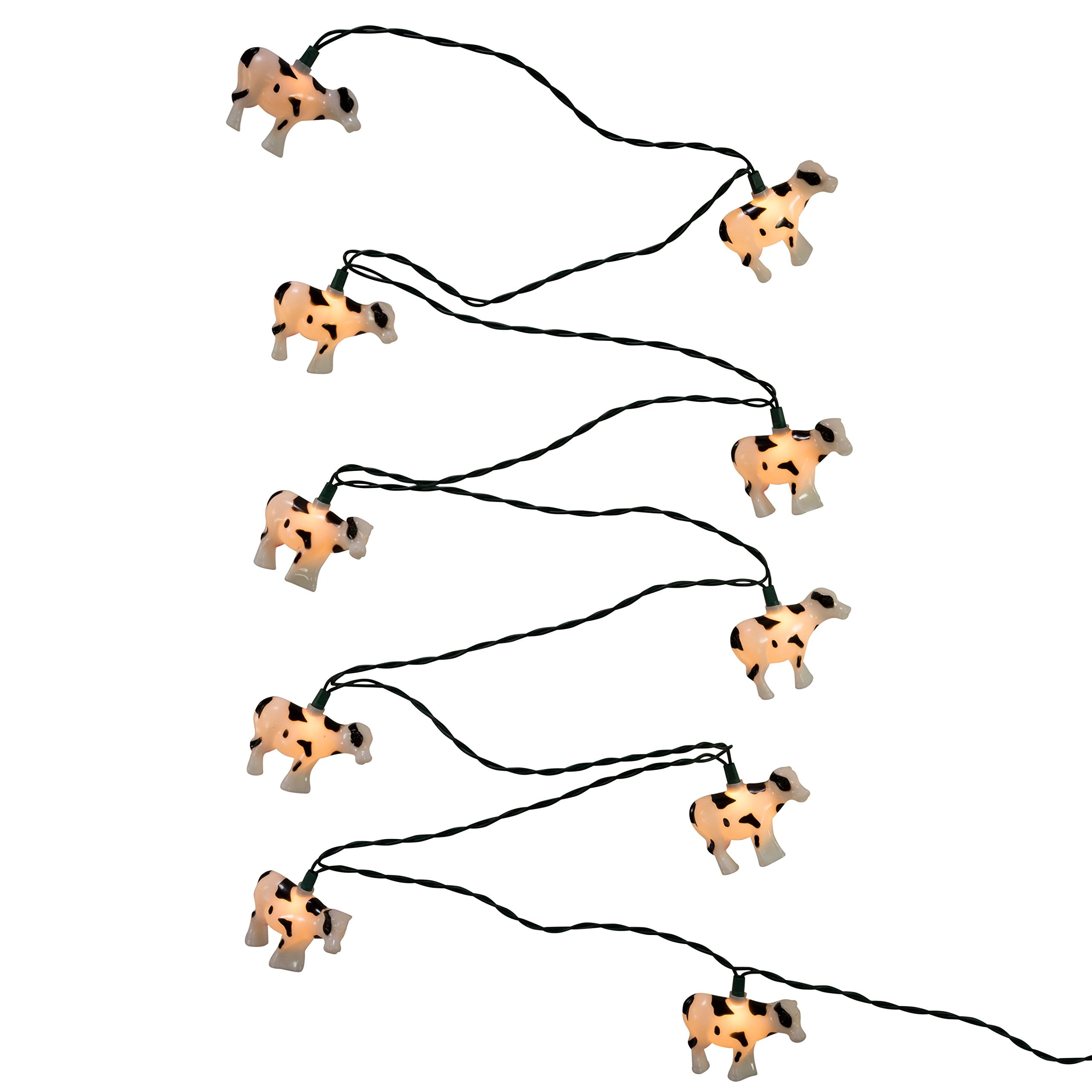 Kurt Adler 10-Light Cow Indoor/Outdoor Light Set - Walmart.com