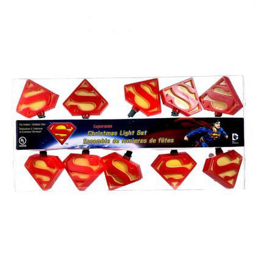 Kurt Adler 10-Light Superman Light Set - Walmart.com