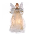 Kurt Adler 14-Inch Fiber Optic Ivory and Gold Animated LED Angel ...