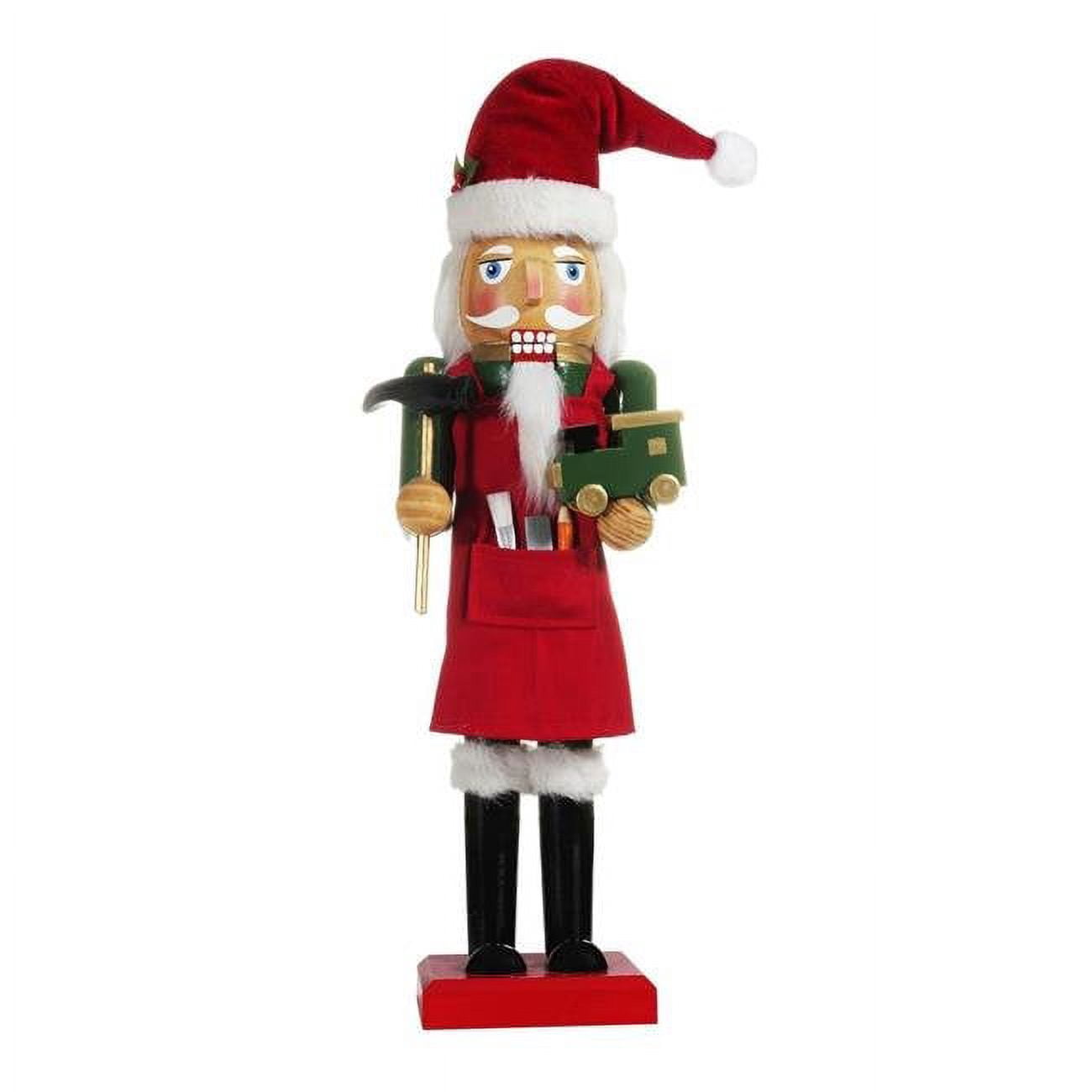 Kurt Adler 15-Inch Nutcracker with Hammer and Train - Walmart.com