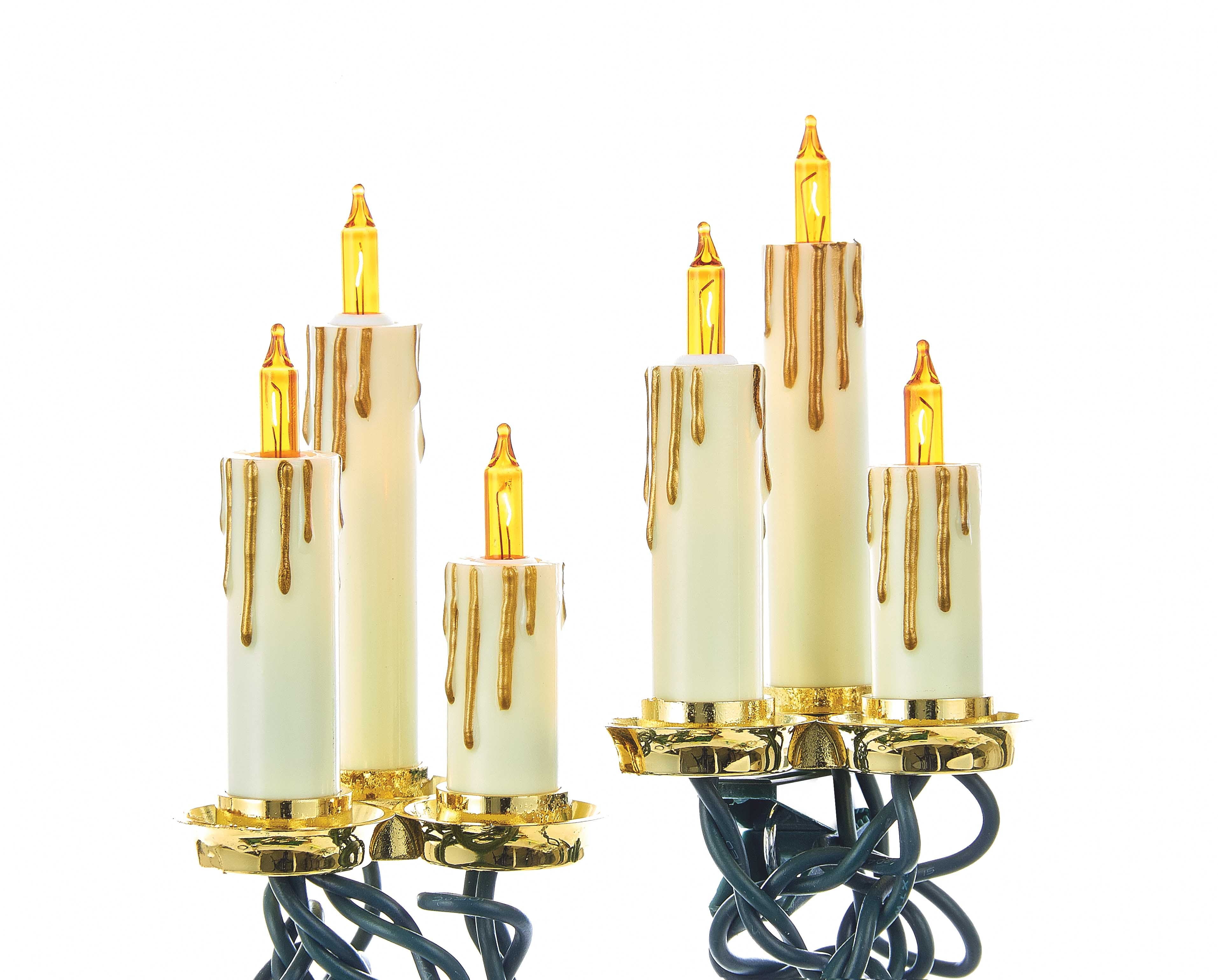 Kurt Adler 15-Light Triple Candle Light Set - Walmart.com