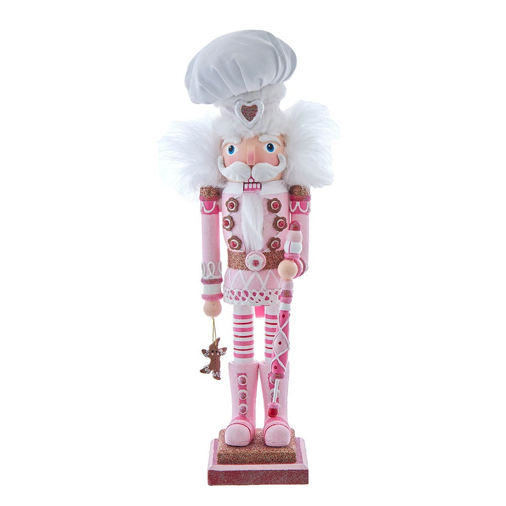 Kurt Adler 16-Inch Hollywood Nutcrackers Pink Gingerbread Baker ...