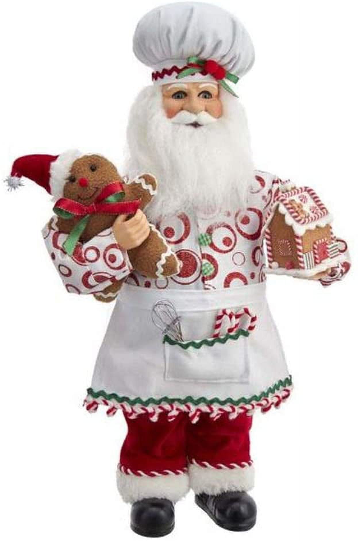 Kurt Adler 17-Inch Kringle Klaus Gingerbread Santa Baker - Walmart.com