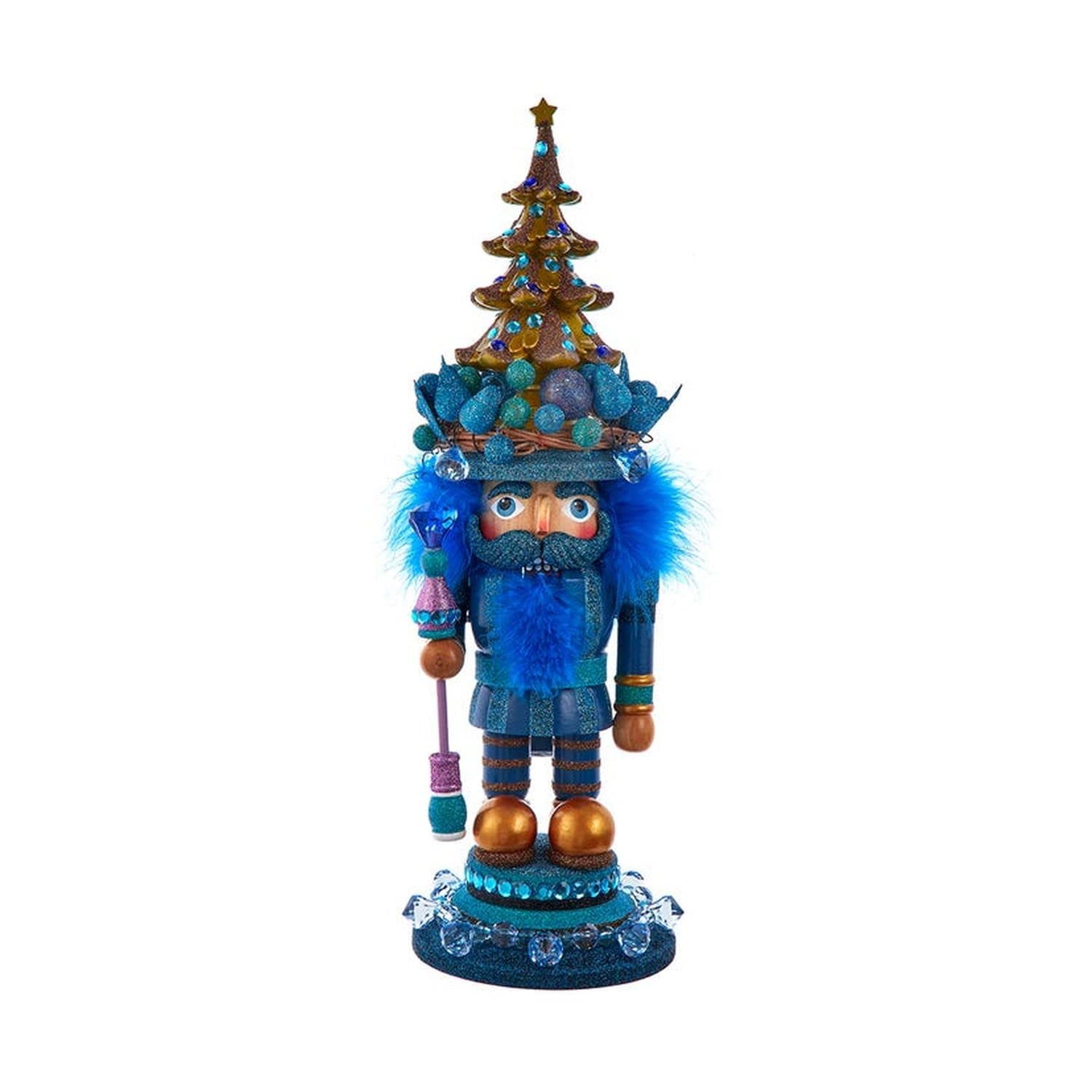 Kurt Adler 18" Hollywood Nutcrackers Blue With Tree - Walmart.com