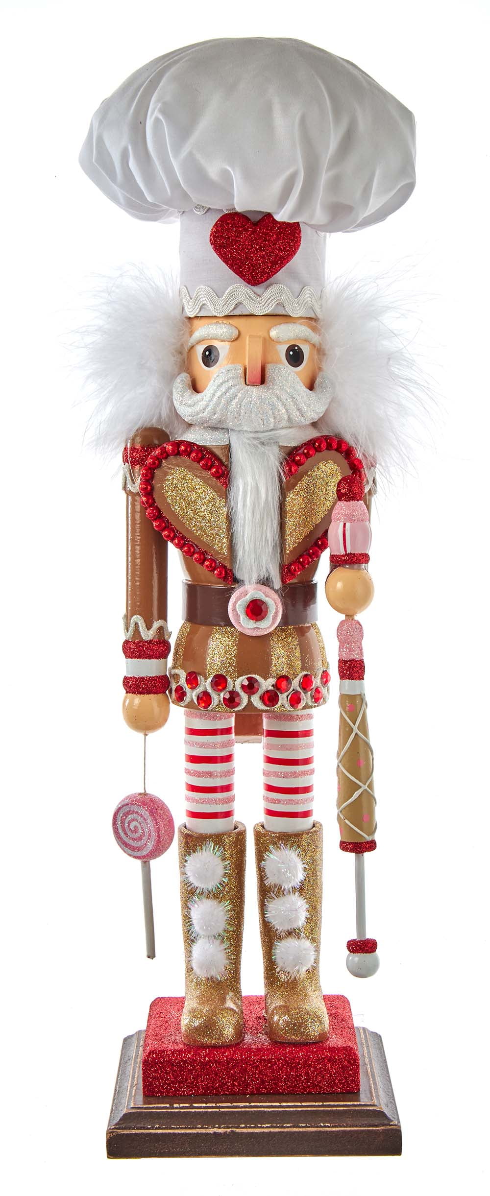 Kurt Adler 18" Large Functional Hollywood Nutcrackers Gingerbread Chef ...