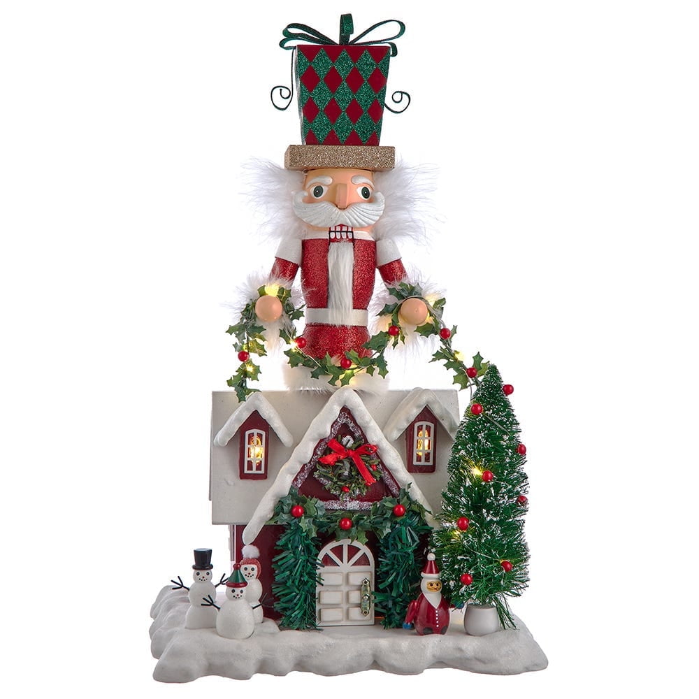 Kurt Adler 18-Inch Battery Operated Deck the Halls Musical LED ...
