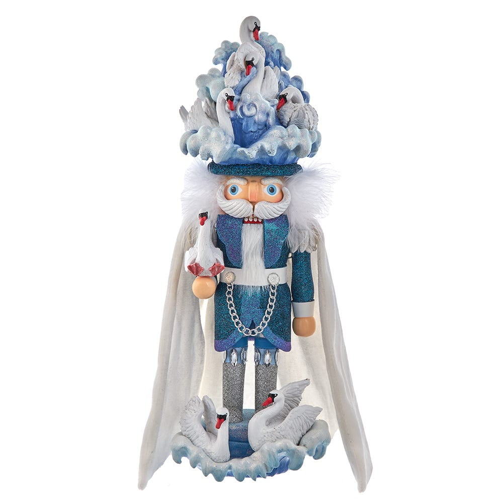 Kurt Adler 18-Inch Hollywood 7 Swans Swimming Nutcracker - Walmart.com