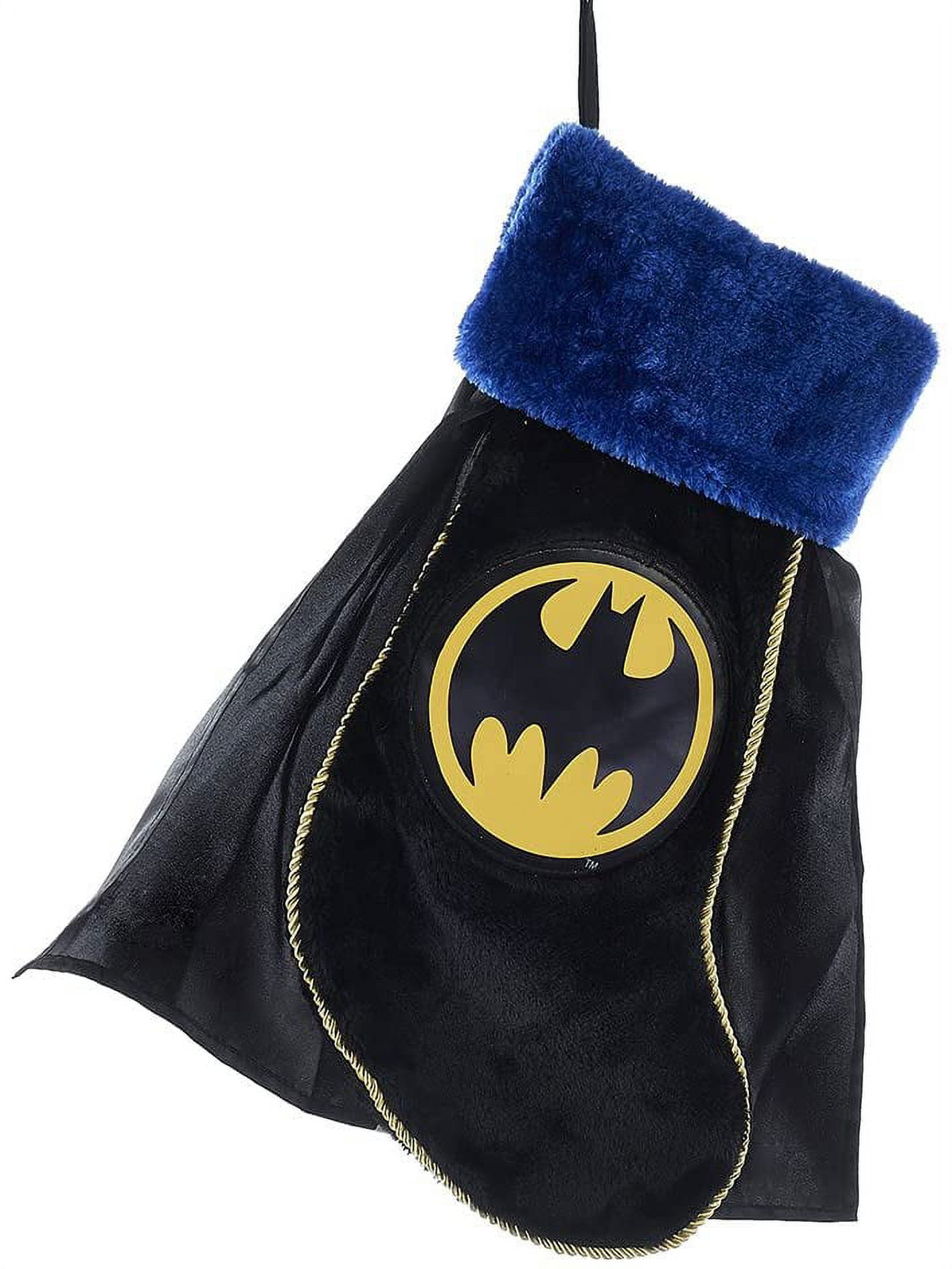 Kurt Adler 19" Official Batman Logo Christmas Character Stocking with ...