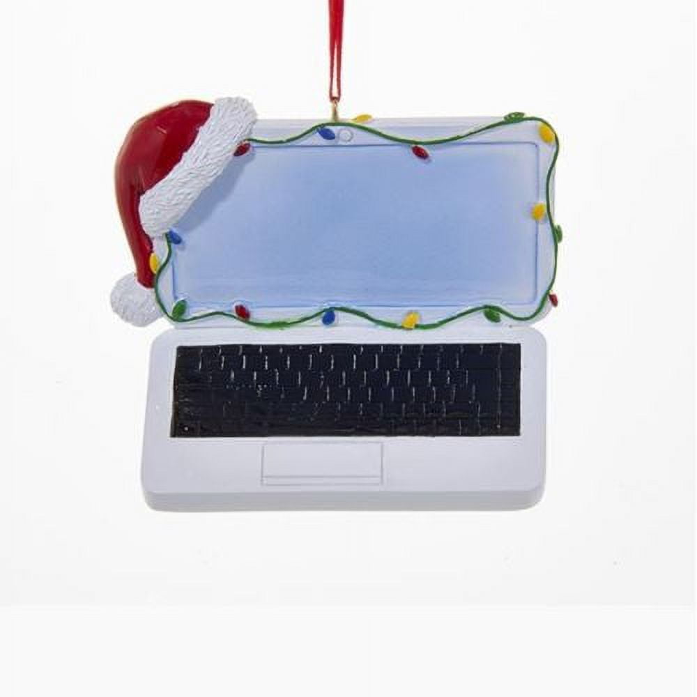 Kurt Adler 3.25" Resin Laptop Ornament, Christmas Tree Decoration, Xmas ...