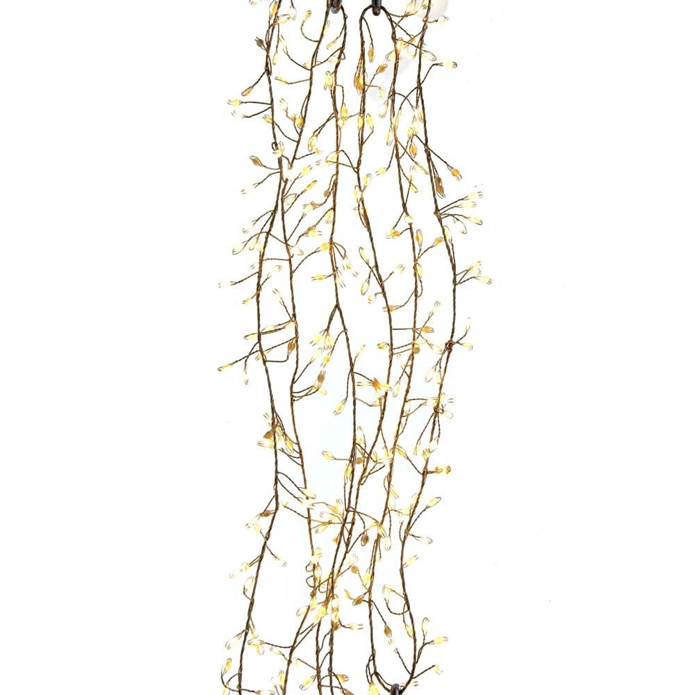 Kurt Adler 300-Warm White Superbright Twinkle LED Cluster Light Set ...